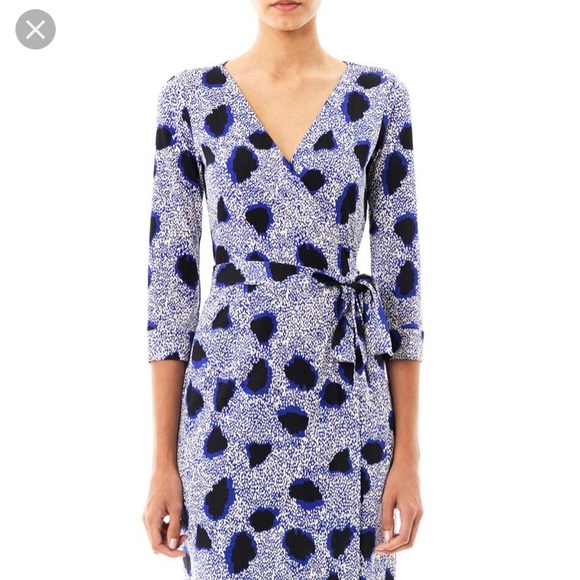 Diane Von Furstenberg | Dresses | Dvf Print Wrap Dress Size | Poshmark